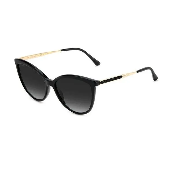 JIMMY CHOO Sunglasses Crystal Fabric - 807/9o Black