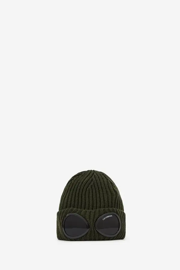 C.P. COMPANY Wool Hat - Green