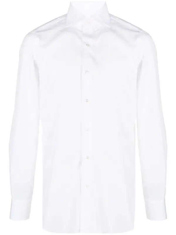 FINAMORE 1925 Napoli Cotton Shirt - White