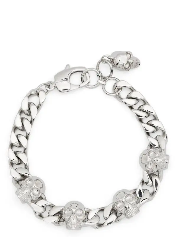 Alexander McQueen Skull Bracelet - Silver