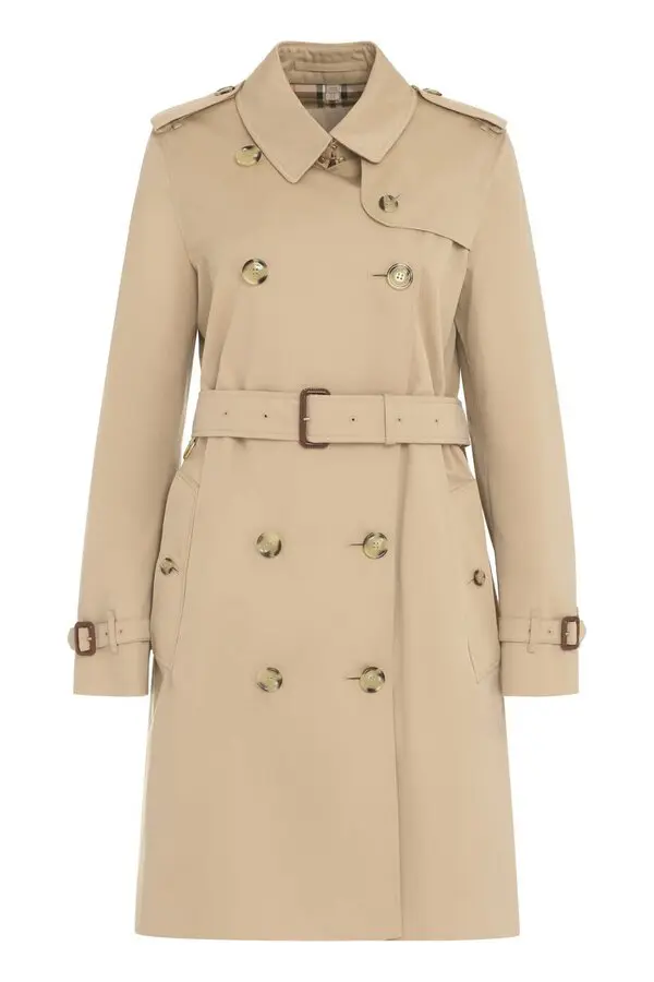 Burberry Cotton Trench Coat - Beige