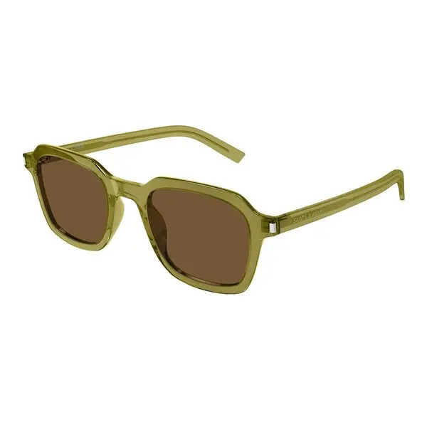 Saint Laurent Square Sunglasses - Green