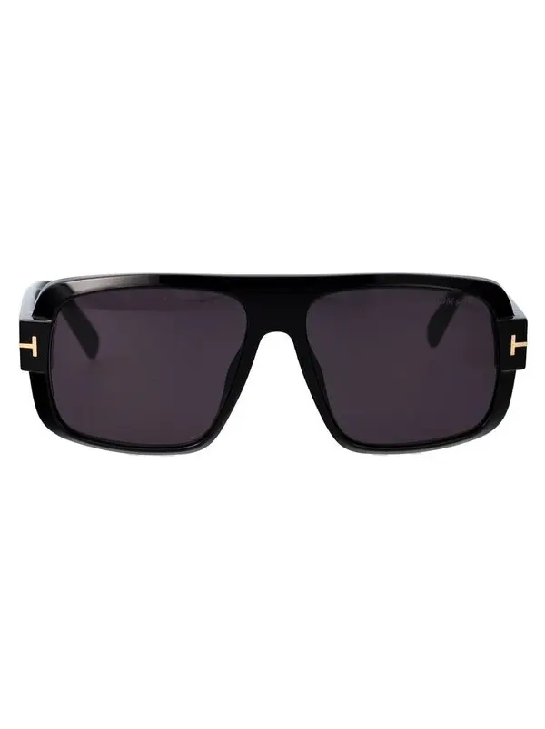 TOM FORD Acetate Sunglasses - 01a Nero Lucido / Fumo