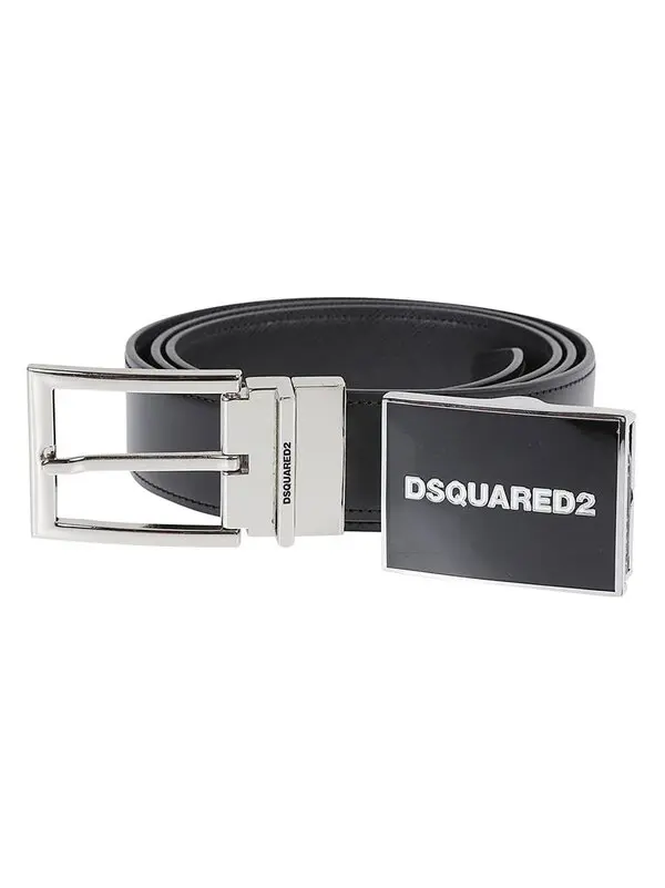 Dsquared2 Calf Leather 4-in-1 Belt - Black
