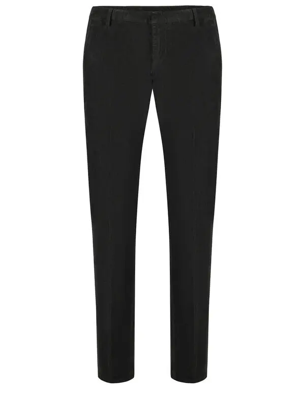 DONDUP Straight Leg Trousers - Green