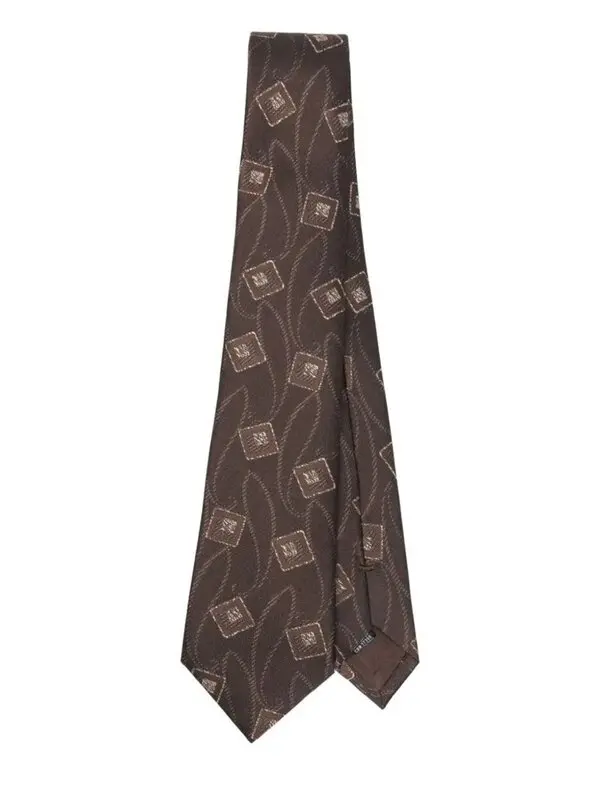 Giorgio Armani Neck Tie - Brown