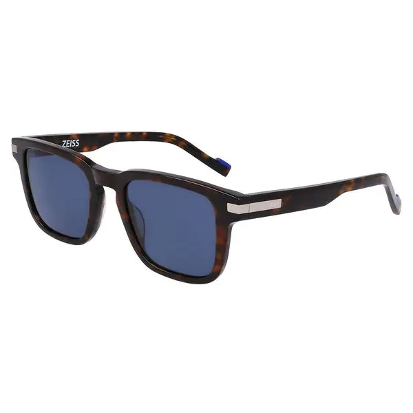 ZEISS Havana Blue Square Sunglasses - Brown