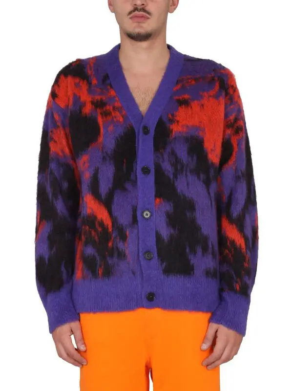 MSGM V-neck Cardigan - Multicolour