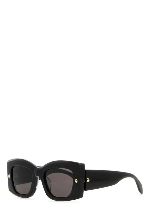 Alexander McQueen Acetate Sunglasses - Black