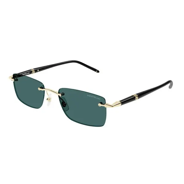 Montblanc Rectangle Sunglasses - Gold