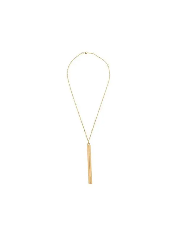 AMBUSH Necklace With Cigarette Holder Pendant - Grey