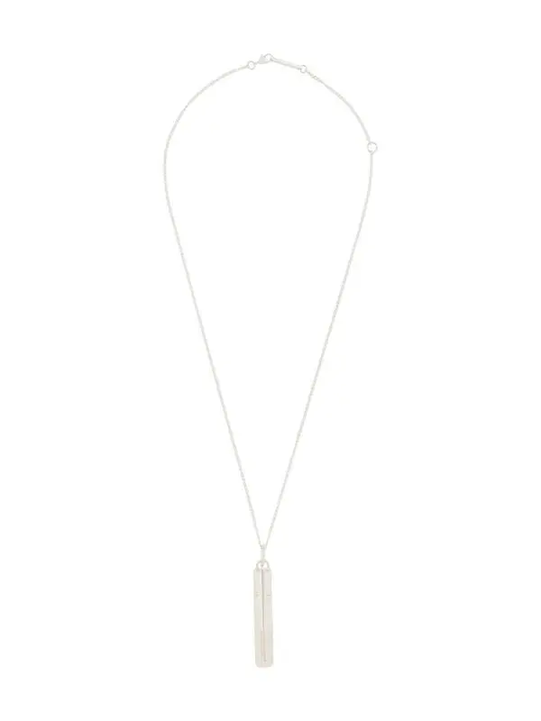 AMBUSH Necklace With Pendant - Grey