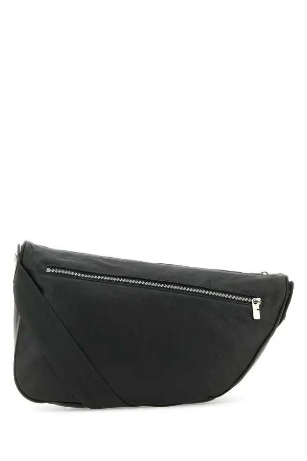 Burberry Large Shield Crossbody Bag - Black