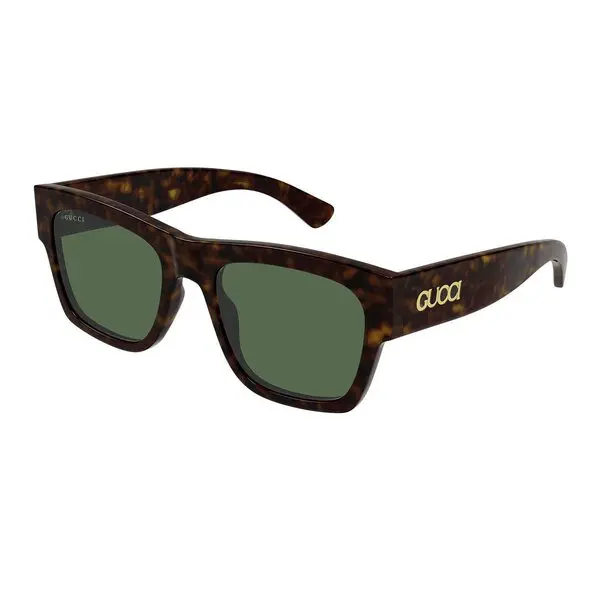 Gucci Square Sunglasses - Brown