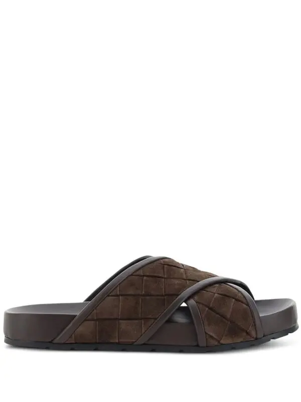 Bottega Veneta Slides - Brown