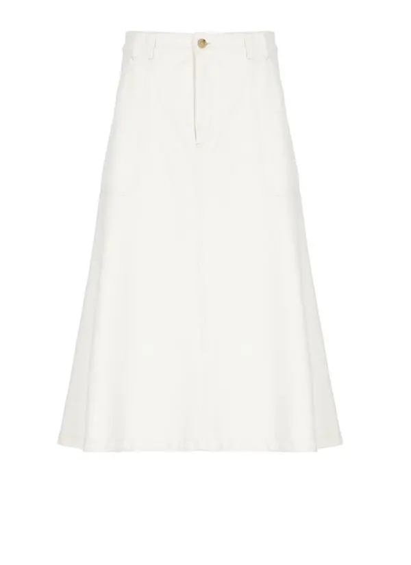 A.p.c. Cotton Skirt - Beige