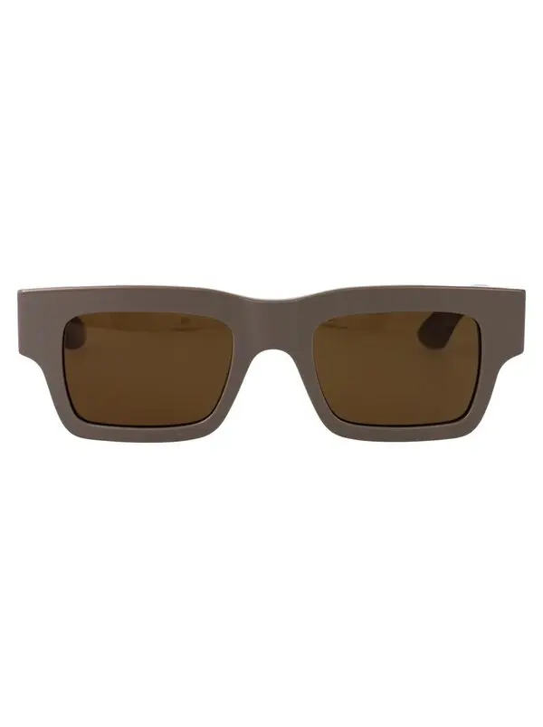 Alexander McQueen Am0508s Sunglasses - Brown-brown-brown