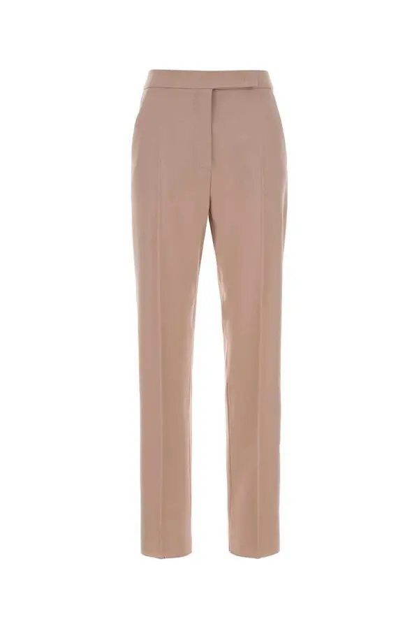 Max Mara Nigeria Virgin Wool Pants - Pink