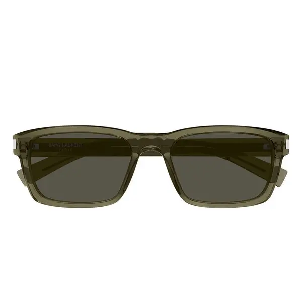 Saint Laurent Rectangle Sunglasses - Brown