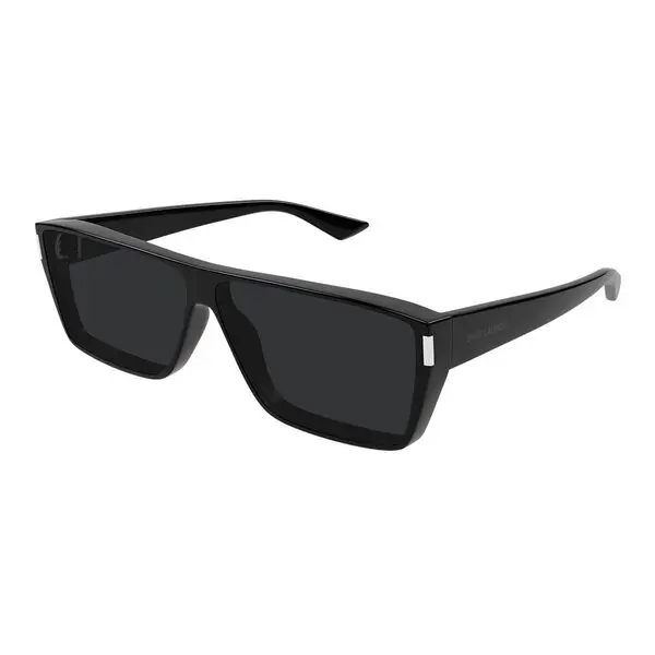 Saint Laurent Rectangle Frame Sunglasses - Black