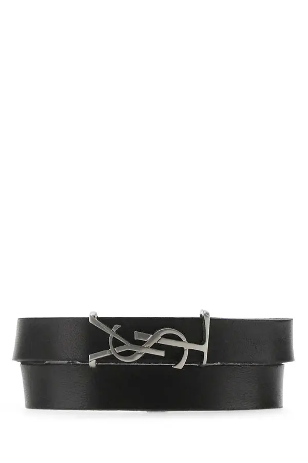 Saint Laurent Leather Bracelet - 1000