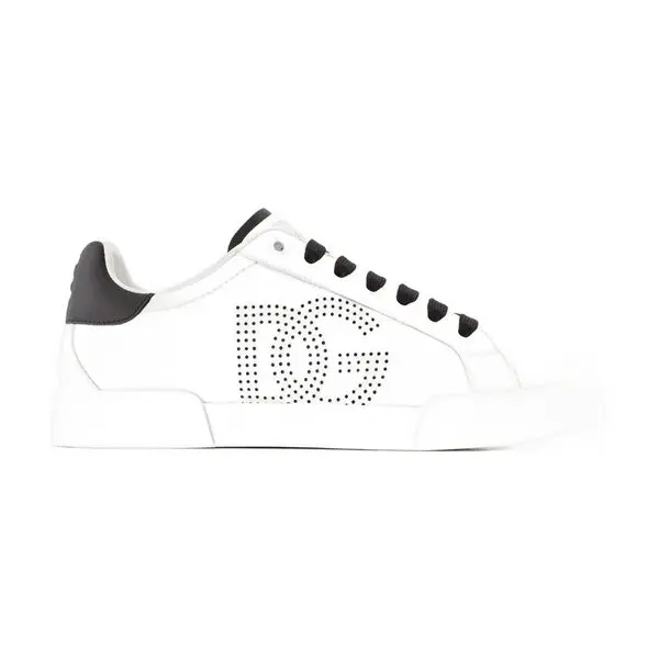 Dolce & Gabbana Leather Sneakers - White