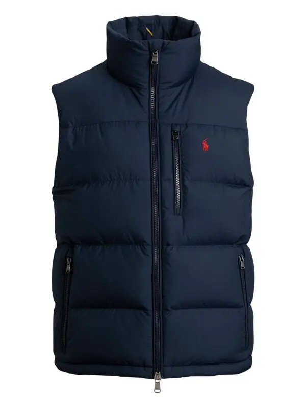 Polo Ralph Lauren The Gorham High-neck Padded Vest - Blue