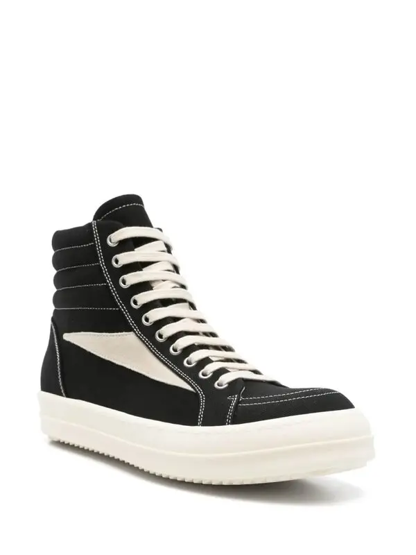 Rick Owens Vintage High Sneakers In Black - 24% Off | Editorialist