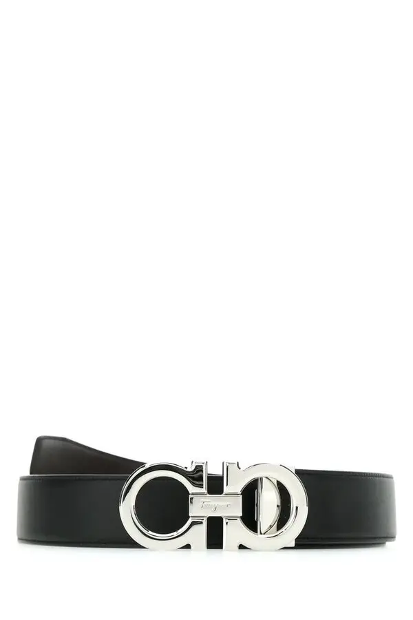 FERRAGAMO Double Adjustable Belt - Blackhickory