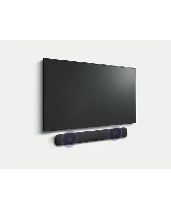 YAMAHA Sr-b20a Soundbar With Dual Built-in Subwoofers, Bluetooth, And Dts Virtual:x
