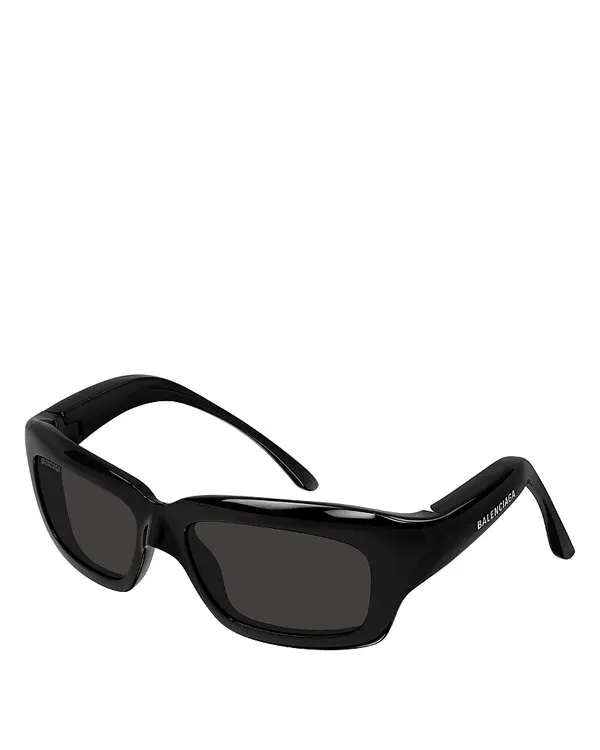 Balenciaga Orbit Rectangular Sunglasses - Black