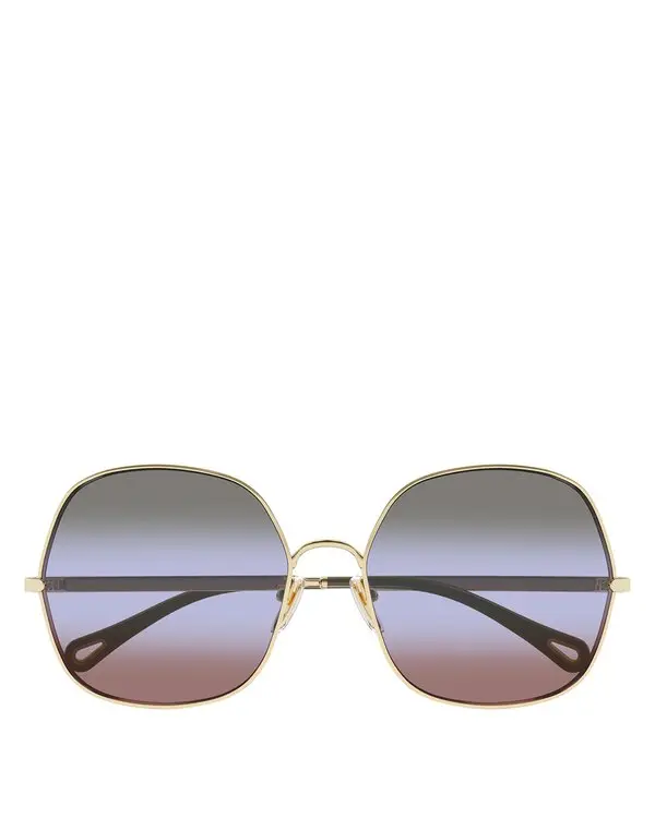 Chloé Aly Squared Sunglasses