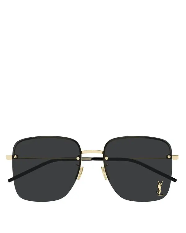 Saint Laurent Rimless Squared Sunglasses