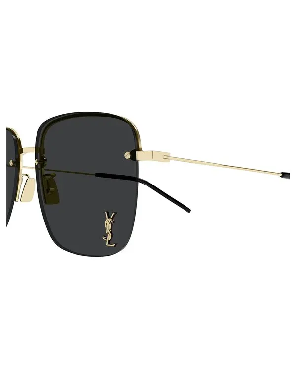 Saint Laurent Rimless Squared Sunglasses