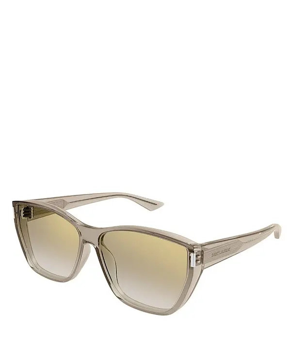 Saint Laurent Cat Eye Sunglasses, 63mm - Yellow
