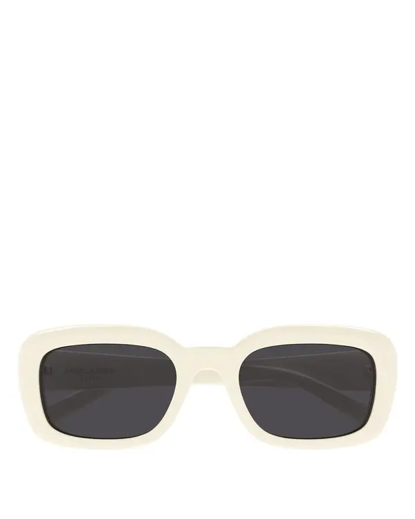 Saint Laurent Rectangular Sunglasses, 53mm