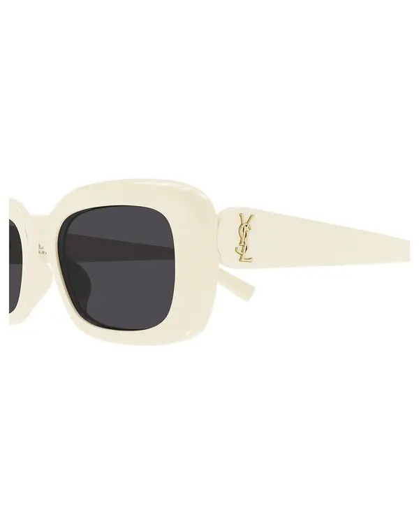 Saint Laurent Rectangular Sunglasses, 53mm