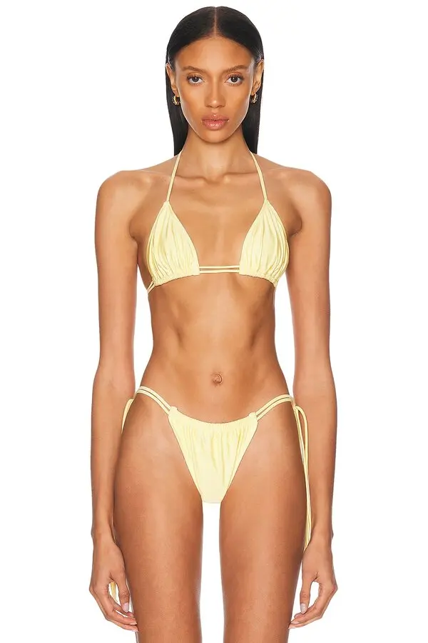 BANANHOT Kyma Bikini Top - Daisy Yellow