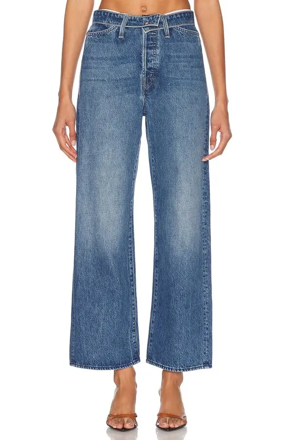 MOTHER The Fold Over Dodger Ankle Jeans