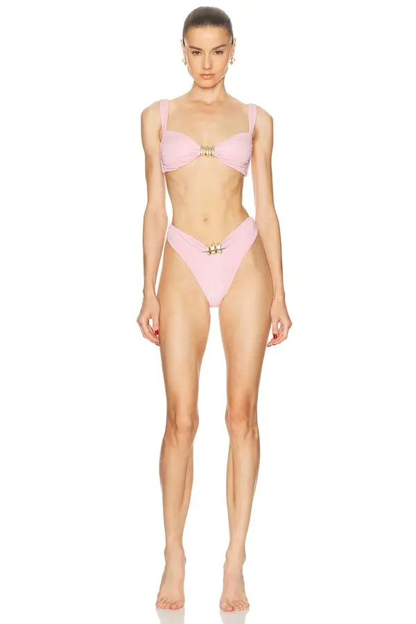 LA PORTE Gia Bikini Bottom - Candy Pink