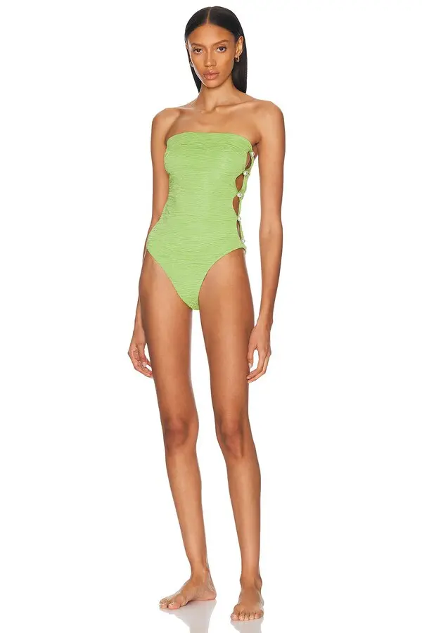 LA PORTE Stephanie One Piece Swimsuit - Greenery