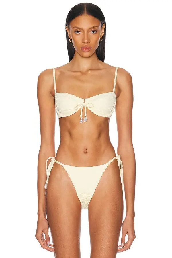 LA PORTE Fonda Underwire Bikini Top - Anise Flower