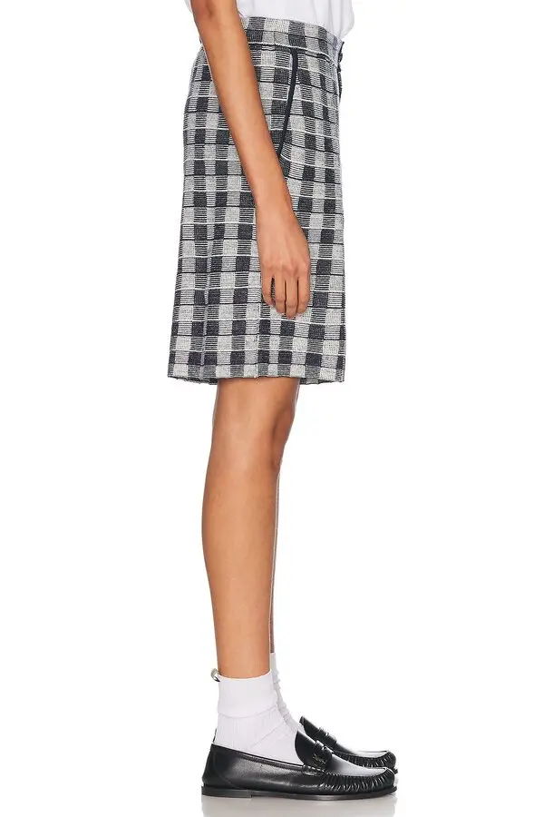 Guest In Residence Gingham Bermuda Short - Midnight Combo