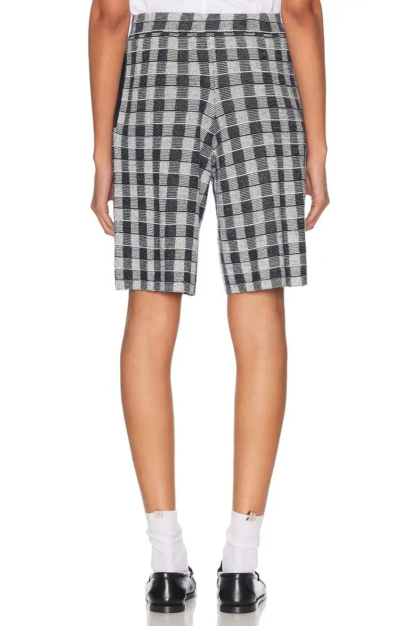 Guest In Residence Gingham Bermuda Short - Midnight Combo