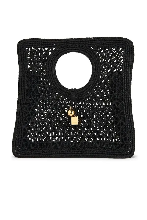 Jacquemus Le Petit Carre Spiaggia - Black