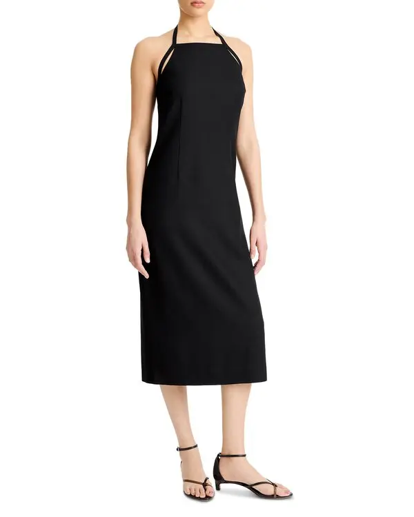 Vince Apron Halter Midi Dress
