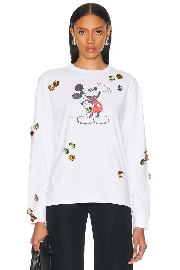 Coperni X Disney Mickey Long Sleeve Top