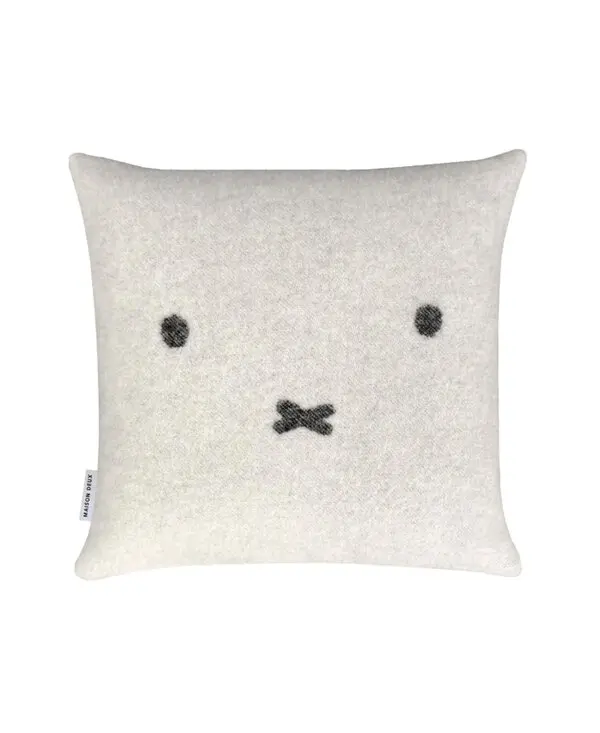 MAISON DEUX Miffy Cushion Cover, 1.65" L X 1.65" W