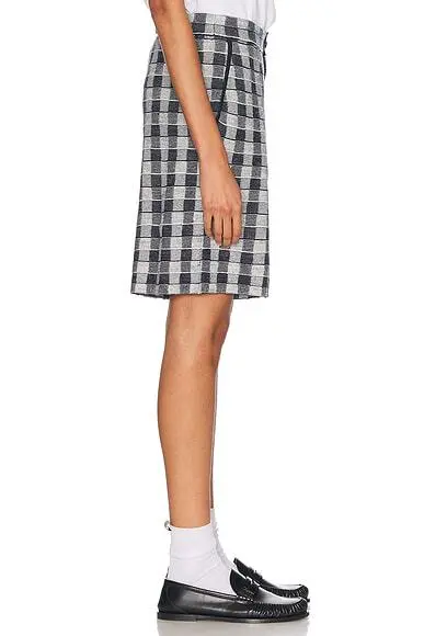 Guest In Residence Gingham Bermuda Short - Midnight Combo