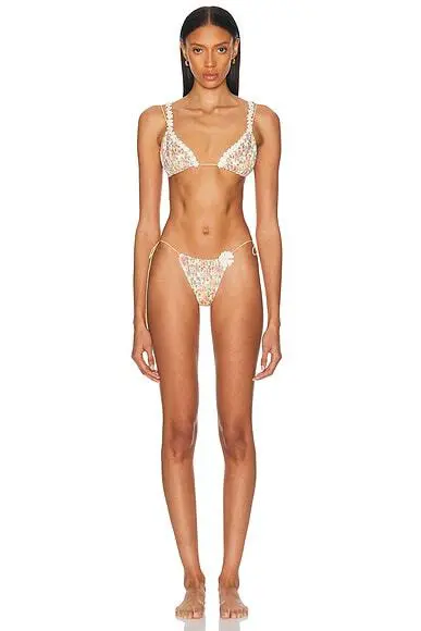 BANANHOT Orca Bikini Bottom - Blossom